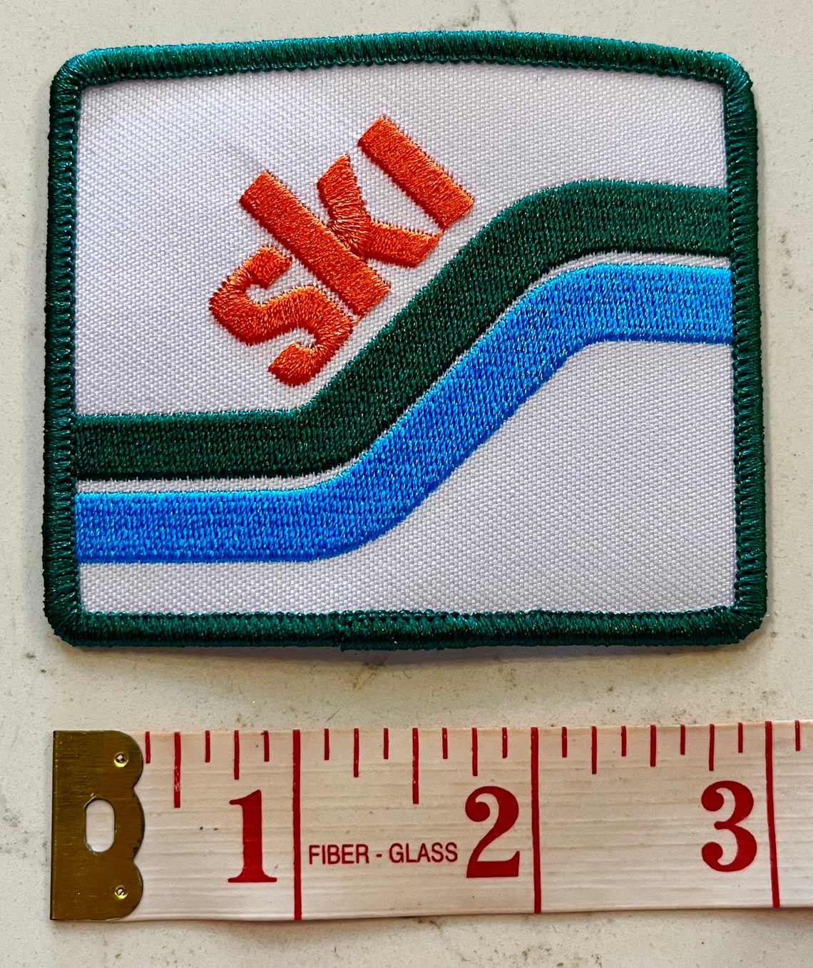 Retro Ski Orange Lime Soda Pop Double Cola Embroidered Iron-on Patch 3 ...