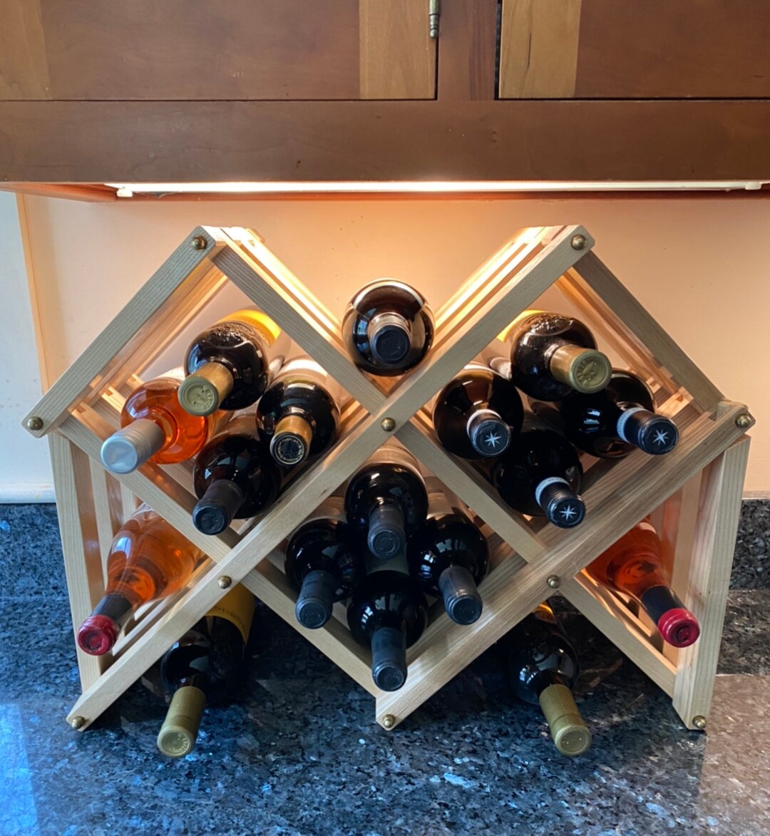 Compact Wine Rack - Etsy