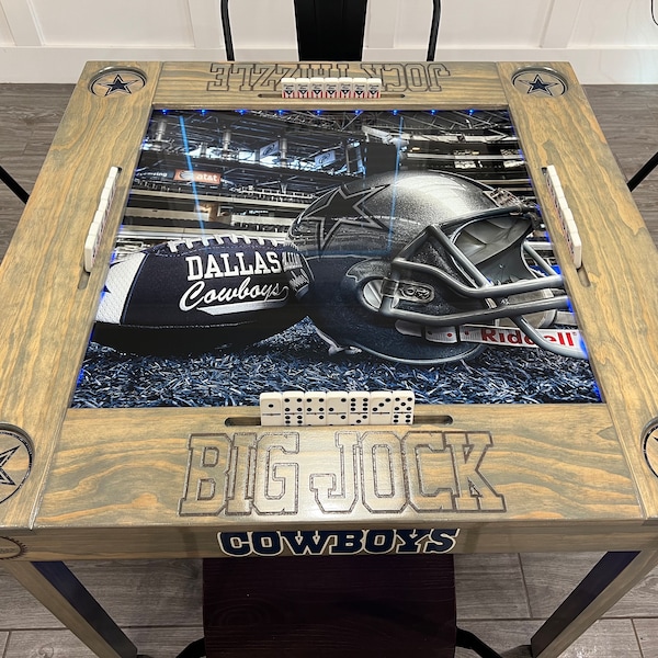Dallas Cowboys Dominoes Table - Etsy