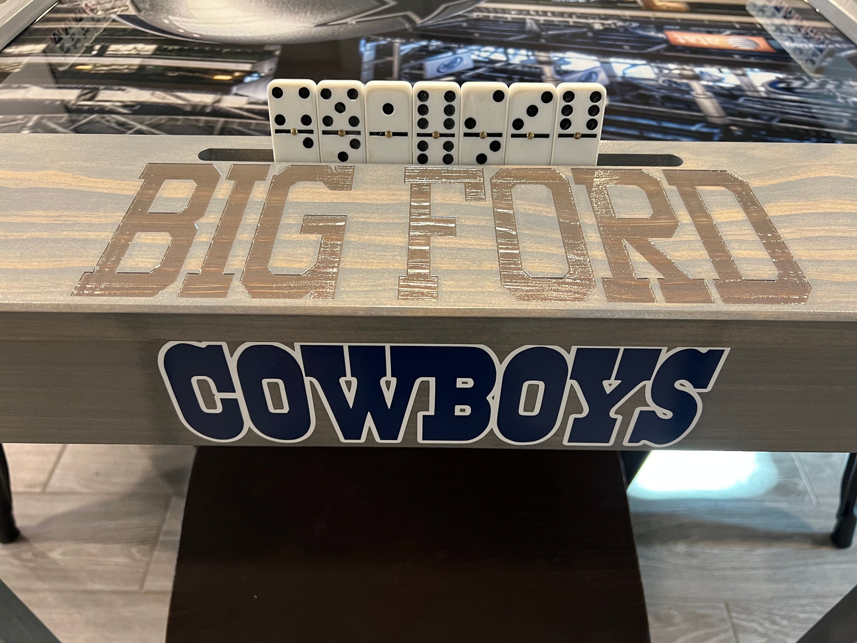Custom Dallas Cowboys Domino Table - Etsy