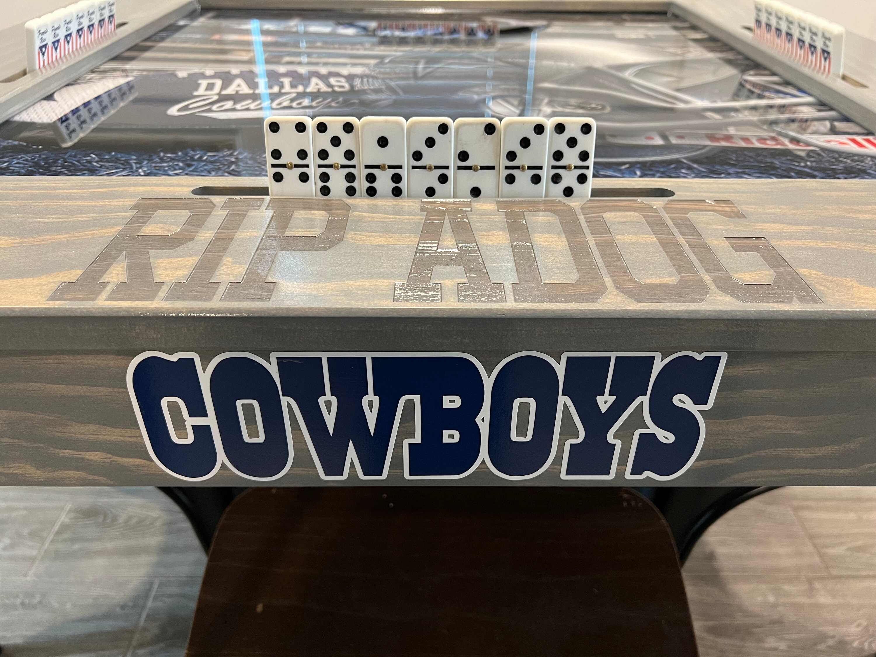 Custom Dallas Cowboys Domino Table - Etsy