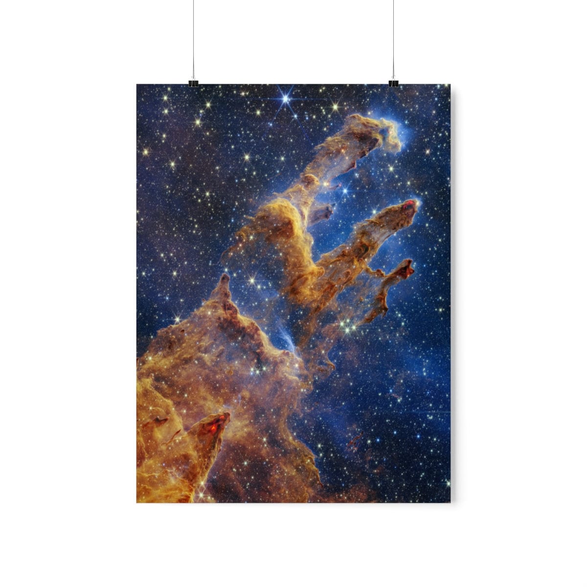 Pillars of Creation, Space Wall Art, Galaxy Photo Poster Print of ...