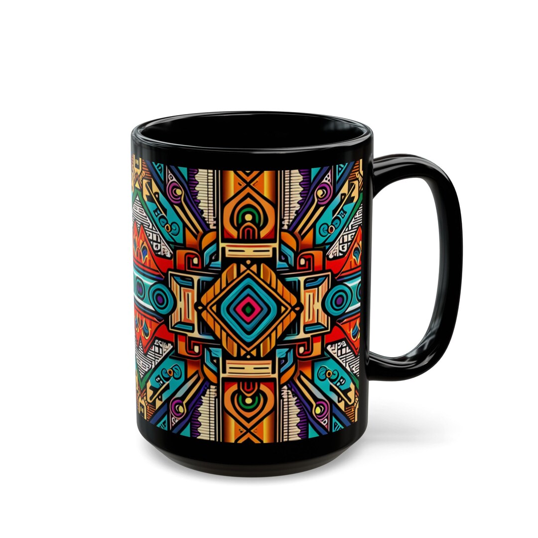 Tribal Mug 11oz, 15oz, African Mug, Indigenous Mug, Native Mug, Indian ...