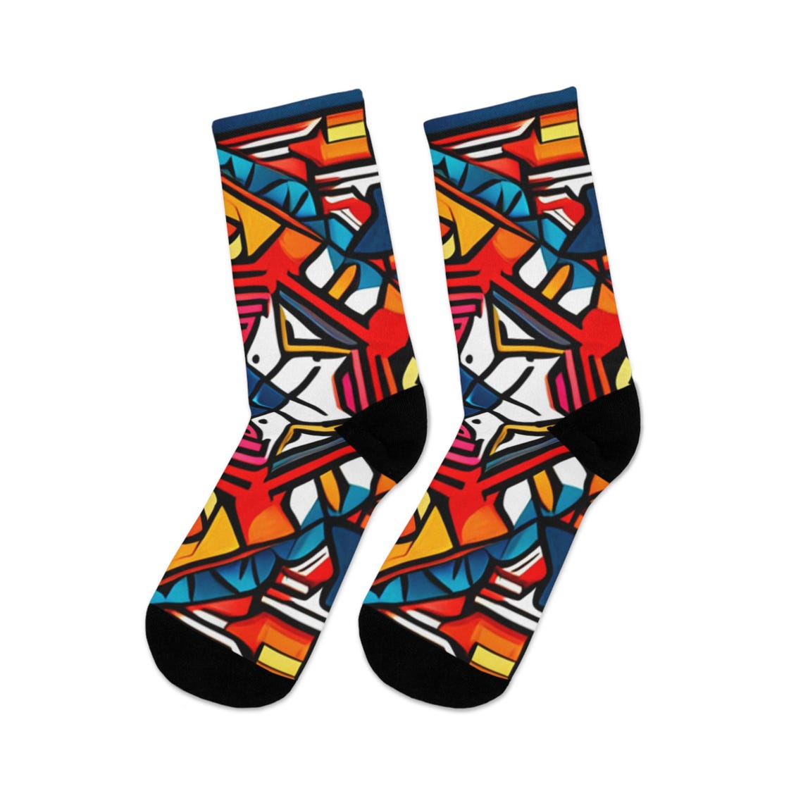 Tribal Socks, Native American Pattern Footwear, Ethnic Anklets, Boho ...