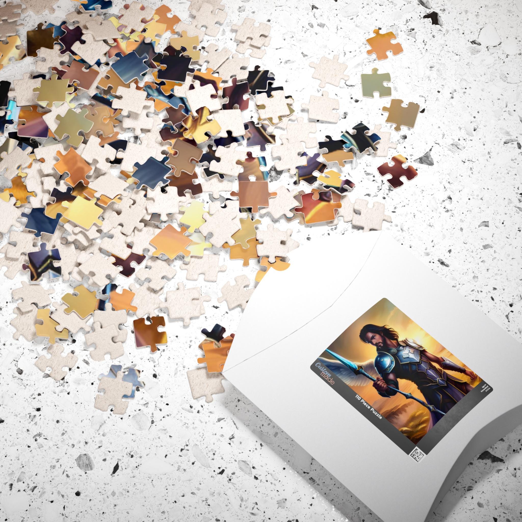 Archangel Jigsaw Puzzle Angelic Puzzle, Religious Puzzle, Spiritual ...