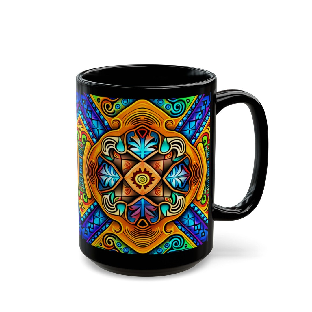 Tribal Mug 11oz, 15oz, African Mug, Indigenous Mug, Native Mug, Indian ...