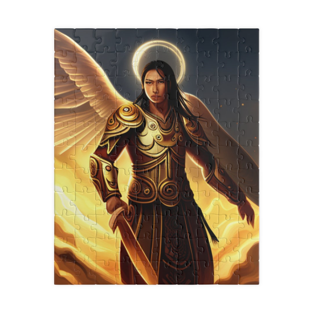 Asian Puzzle, Guardian Angel Puzzle, Angel Jigsaw Puzzle, Archangel ...