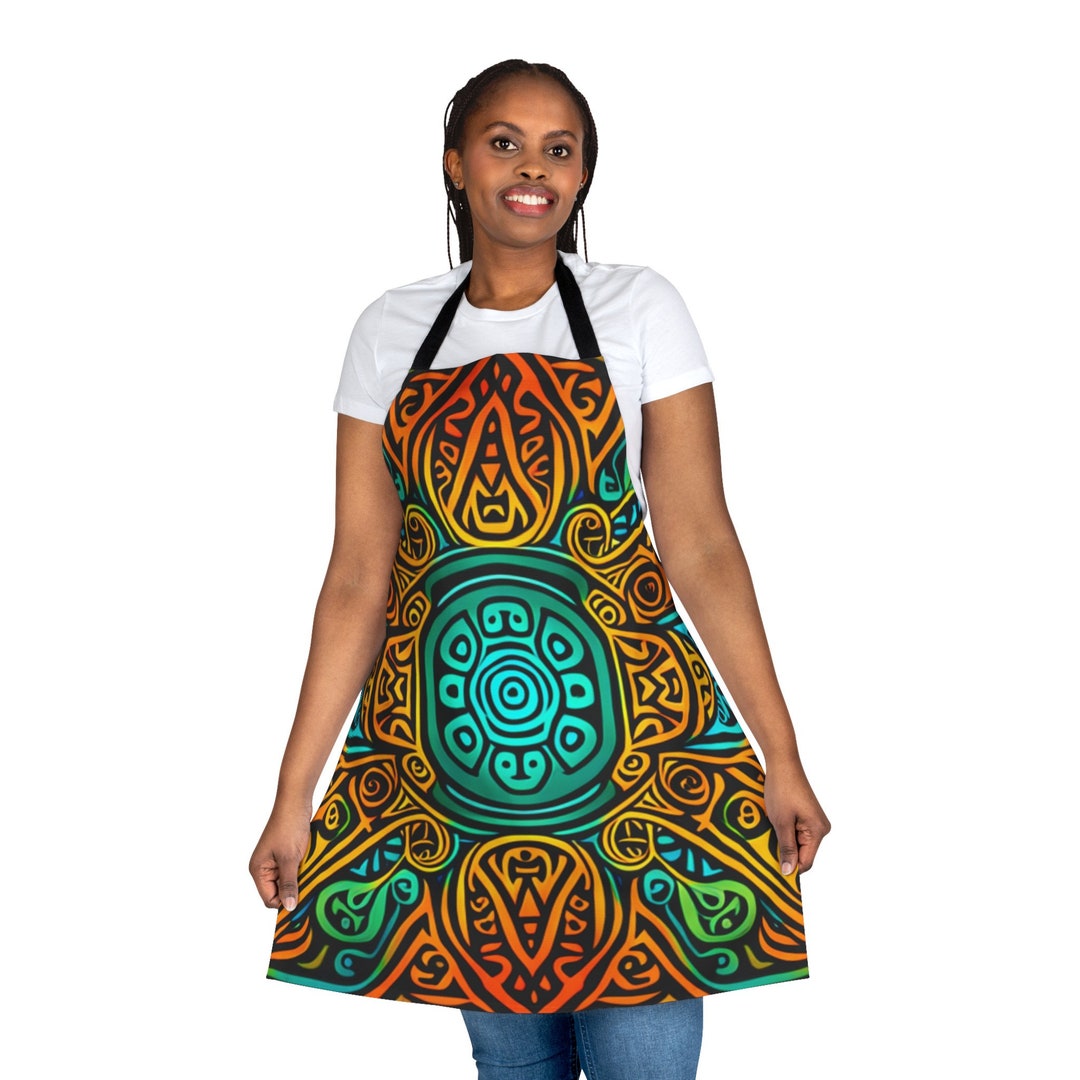 Polynesian Apron, Hawaiian Apron, Indigenous Apron, Tribal Apron ...