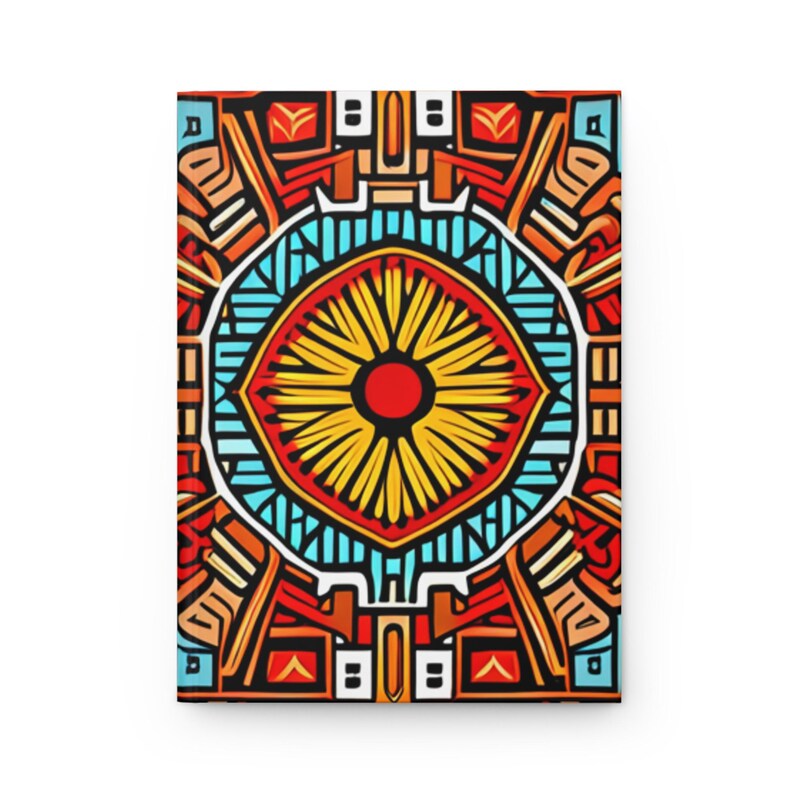African Design Journal, Tribal Print Notebook, Ethnic Pattern Diary ...