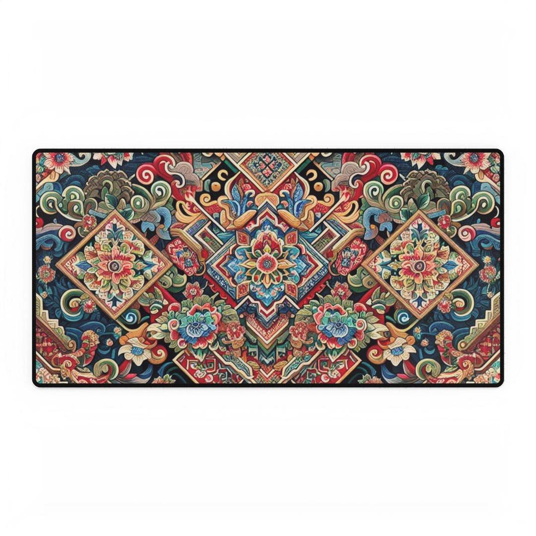 Oriental Desk Mats, Asian Workstation Decor, Zen Desk Accessories ...