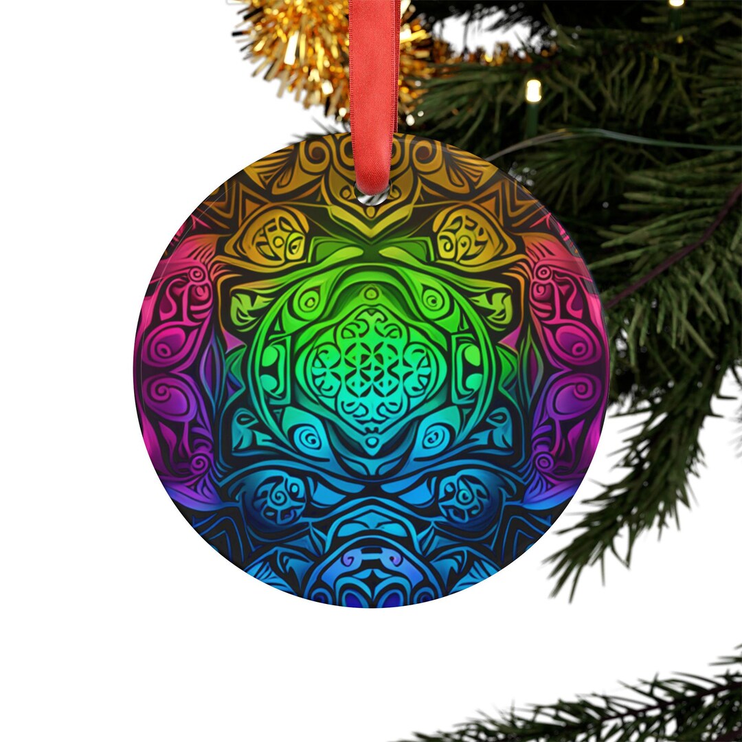 Ornament, Tribal Native Design, Christmas Tree Decoration, Holiday Gift ...