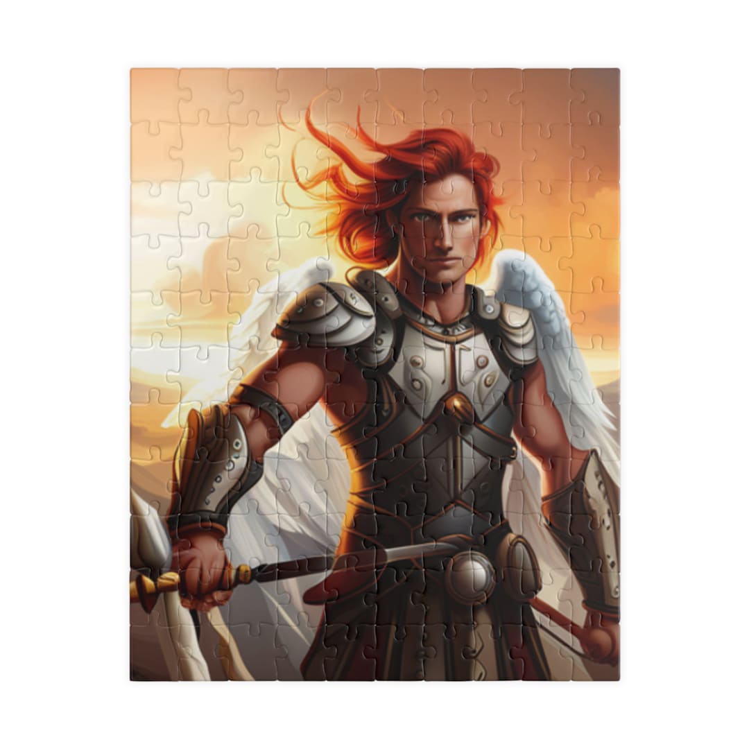 Warrior Angel Jigsaw Puzzle, Archangel Puzzle, Guardian Angel Puzzle ...