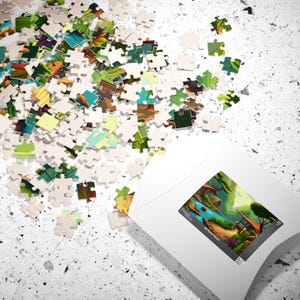 Tropical Puzzle, Exotic Island Jigsaw, Beach Theme Game, Palm Trees ...