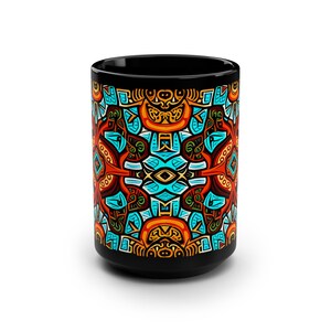 Tribal Mug, African Design Mug, Native Mug, Indigenous Mug, Indian Mug ...