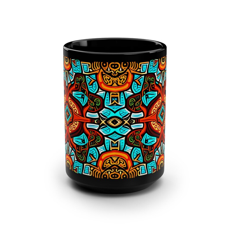Tribal Mug, African Design Mug, Native Mug, Indigenous Mug, Indian Mug ...