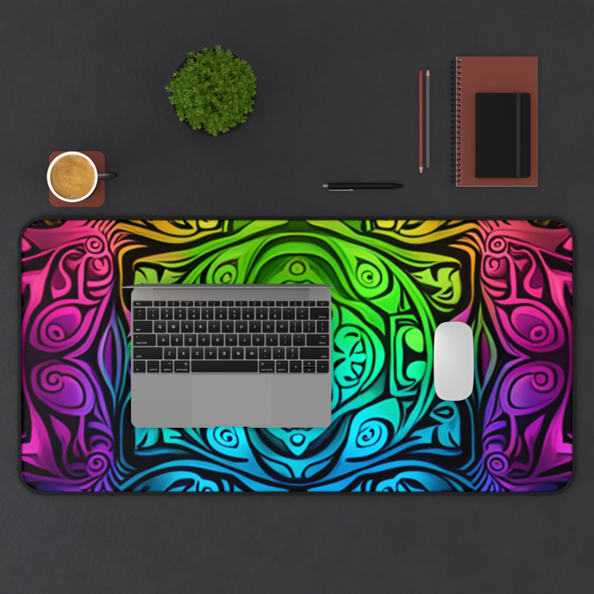 Desk Mat Polynesian, Tribal Desk Mats, Native American Desk Mats, Aztec ...