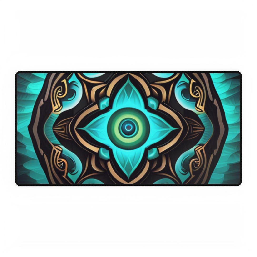 Tribal Desk Mats, Boho Office Decor, Aztec Design Mouse Pad, Geometric ...