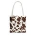 Tote Bag, Cow Print Tote Bag, Cow Spot Bag, Cow Pattern Canvas Bag ...