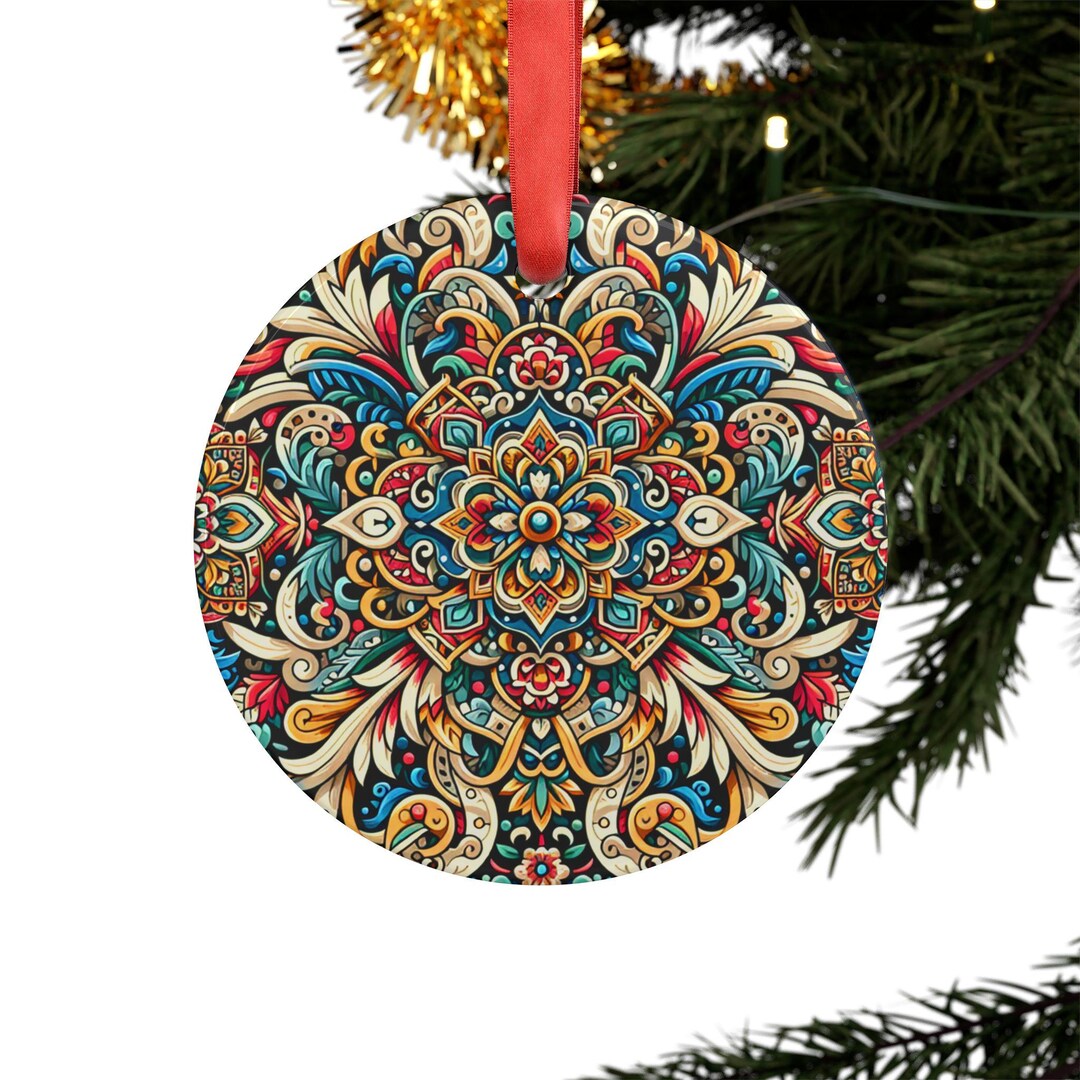Spanish Acrylic Ornament, Christmas Tree Decoration, Holiday Gift ...