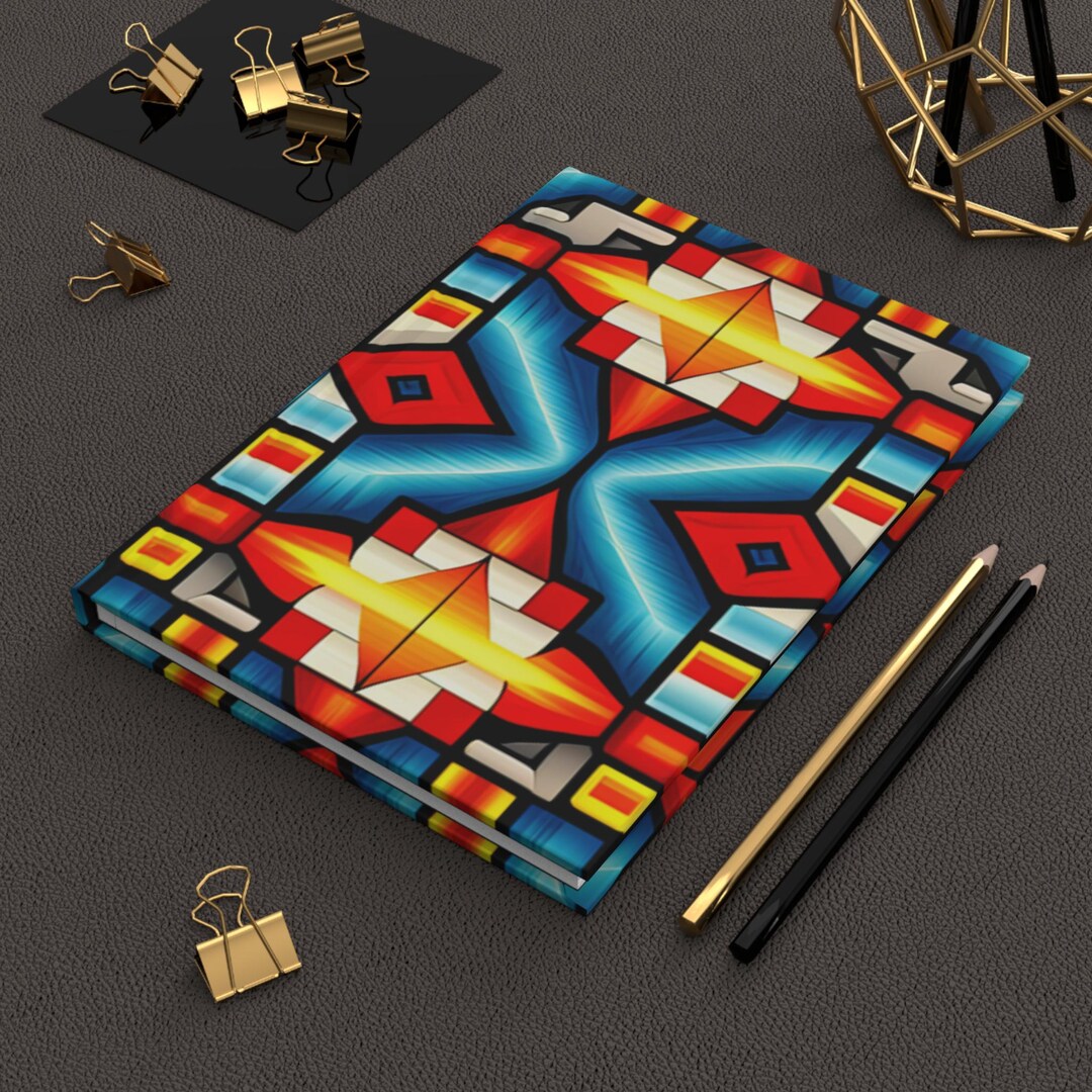 African Motif Journal, Ethnic Print Sketchbook, Tribal Pattern Diary ...