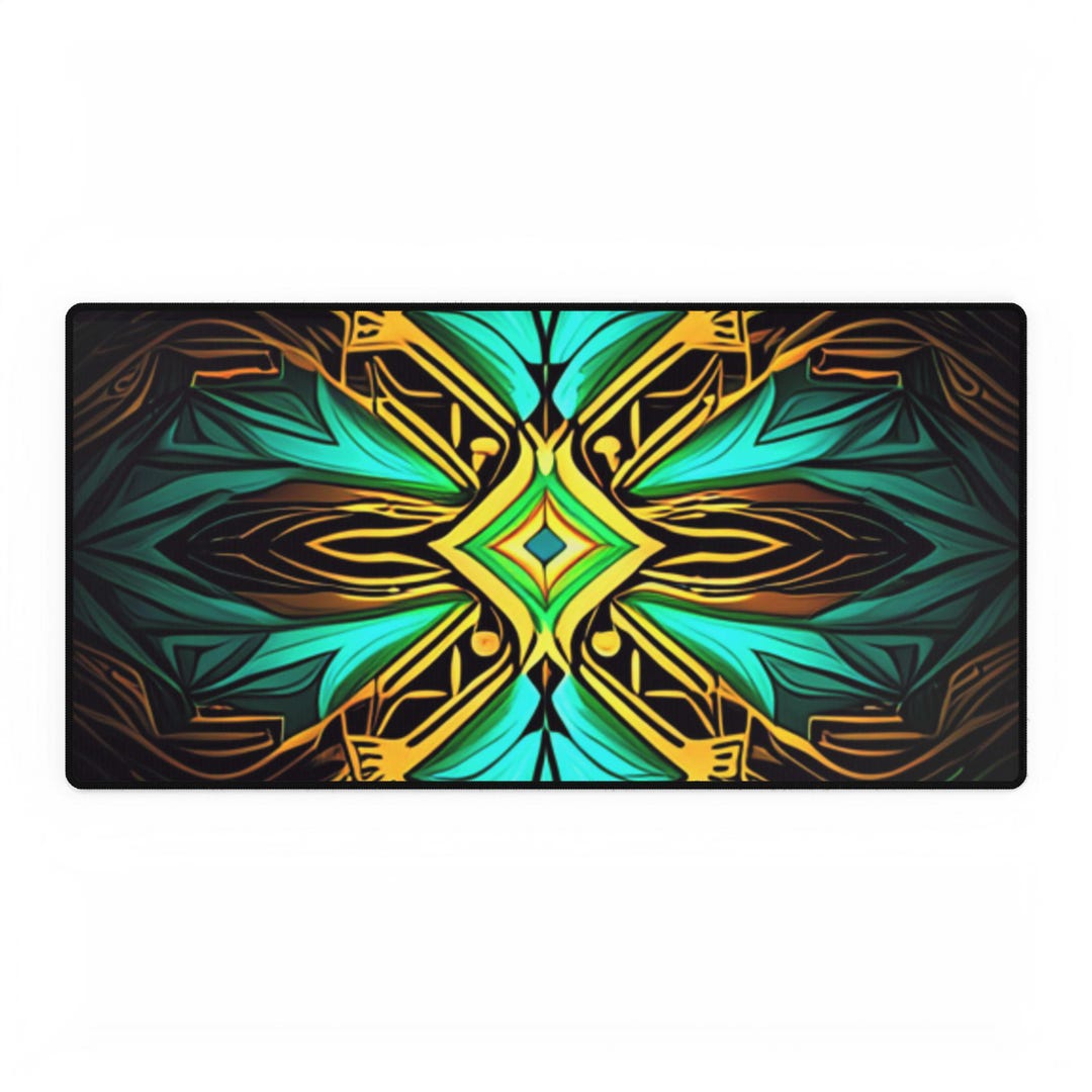Tribal Desk Mat, Aztec Mouse Pad, Boho Desk Accessories, Geometric Desk ...