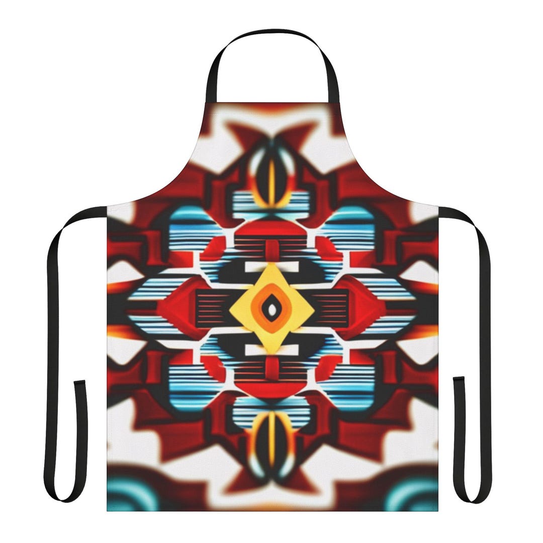 Tribal Apron, Native Apron - Boho Kitchen Cooking Chef Smock, Foodie ...