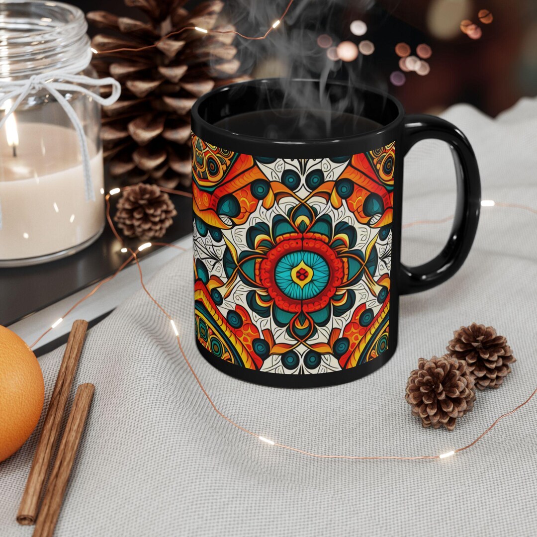 Indigenous Mug - Cultural Coffee Cup, Native American Tea Mug, Tribal ...