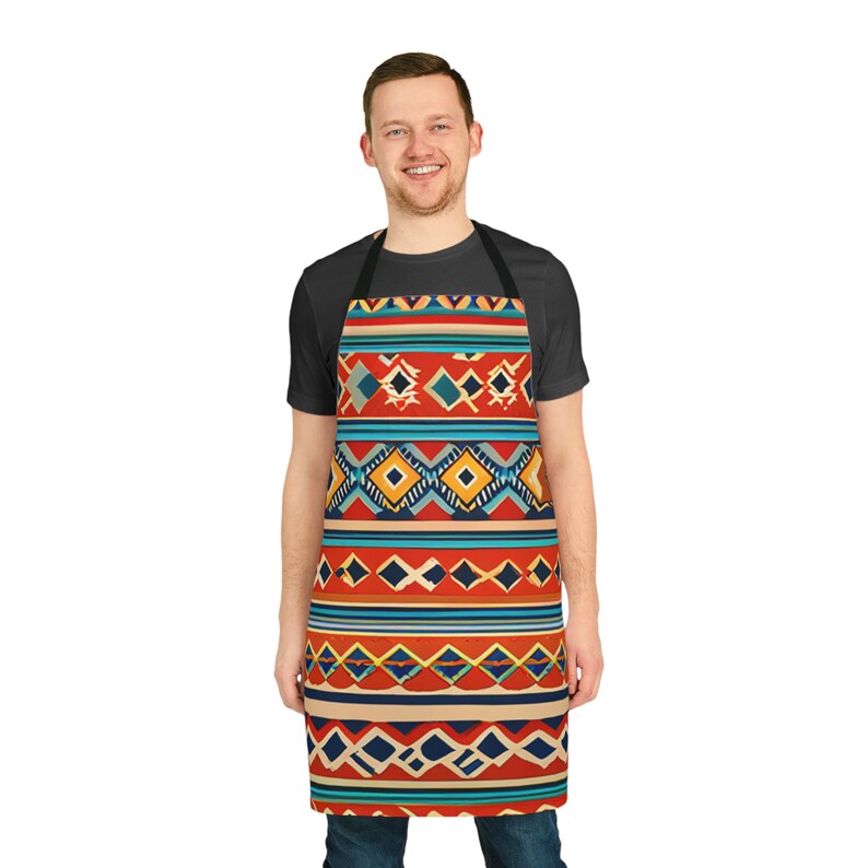 Apron AOP, Southwestern Design Aprons, Native American Aprons, Indian ...