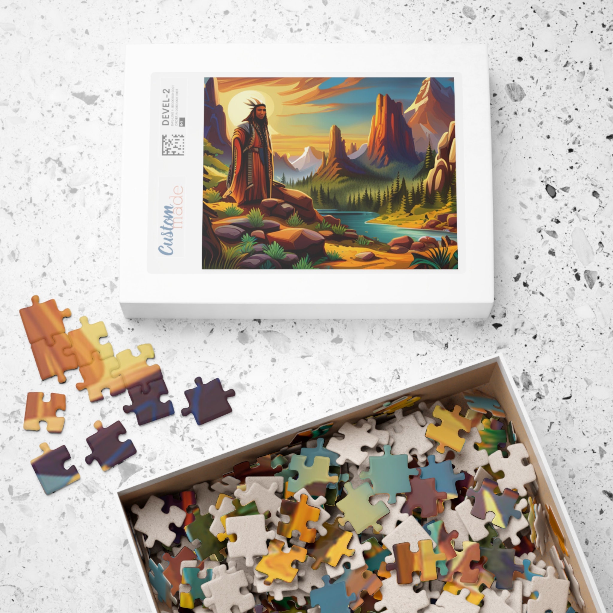 Puzzle 110, 252, 520-piece, Native American Puzzle, Indian Puzzles ...