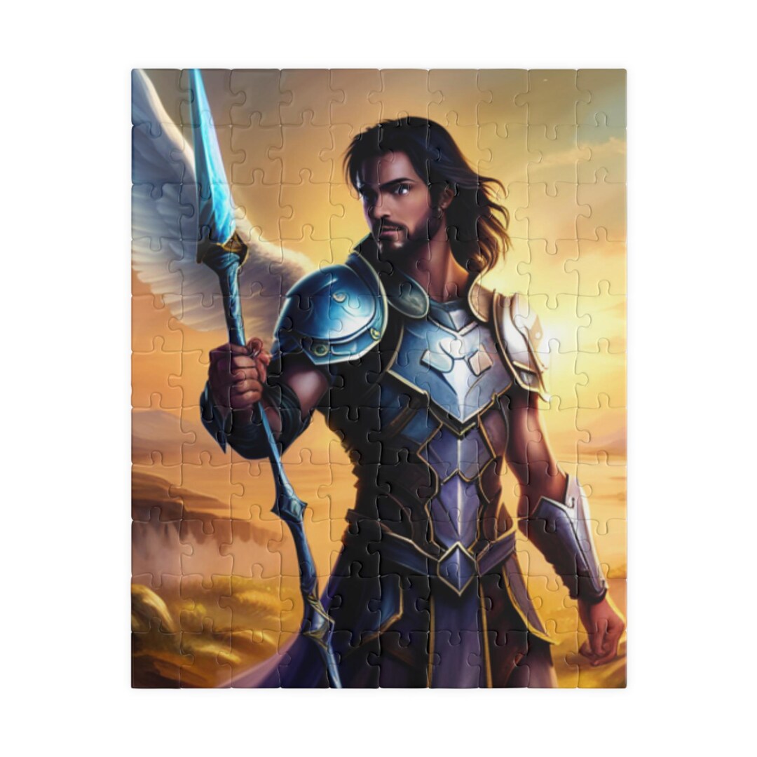 Archangel Jigsaw Puzzle Angelic Puzzle, Religious Puzzle, Spiritual ...