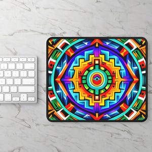 Gaming Mouse Pad Aztec, Native American Mouse Pads, Tribal Mouse Pads ...