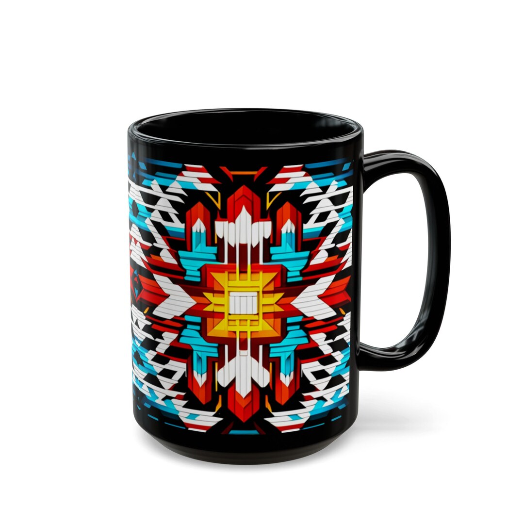 Tribal Mug 11oz, 15oz, Native Mug, Indigenous Mug, African Mug, Indian ...