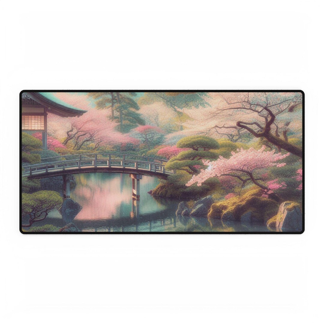 Oriental Desk Mat - Unique Asian Style Work Pad, Japanese Writing ...