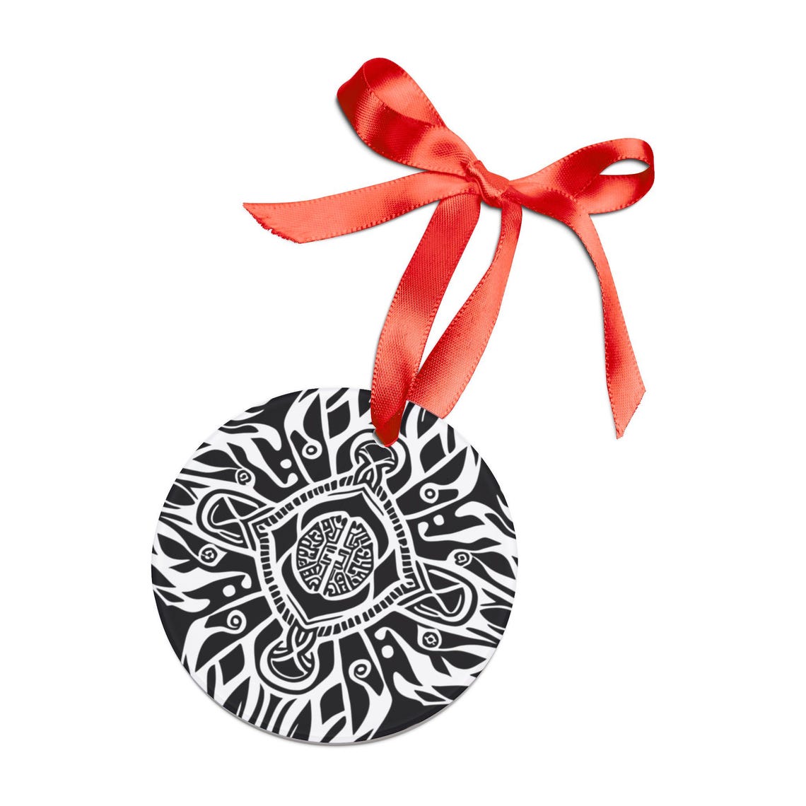 Acrylic Ornament: Polynesian Styled Christmas Tree Decor, Holiday ...