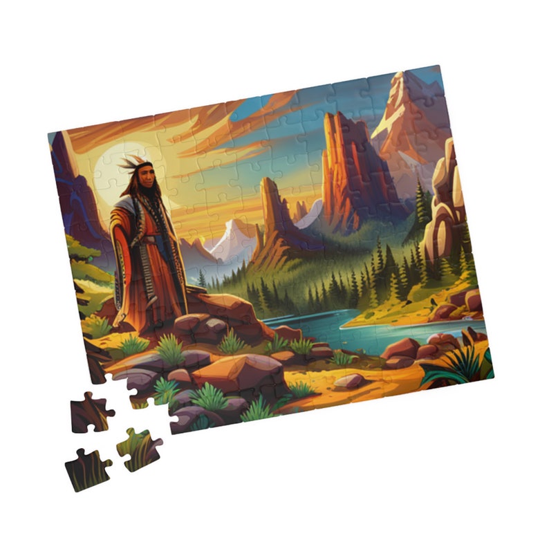 Puzzle 110, 252, 520-piece, Native American Puzzle, Indian Puzzles ...