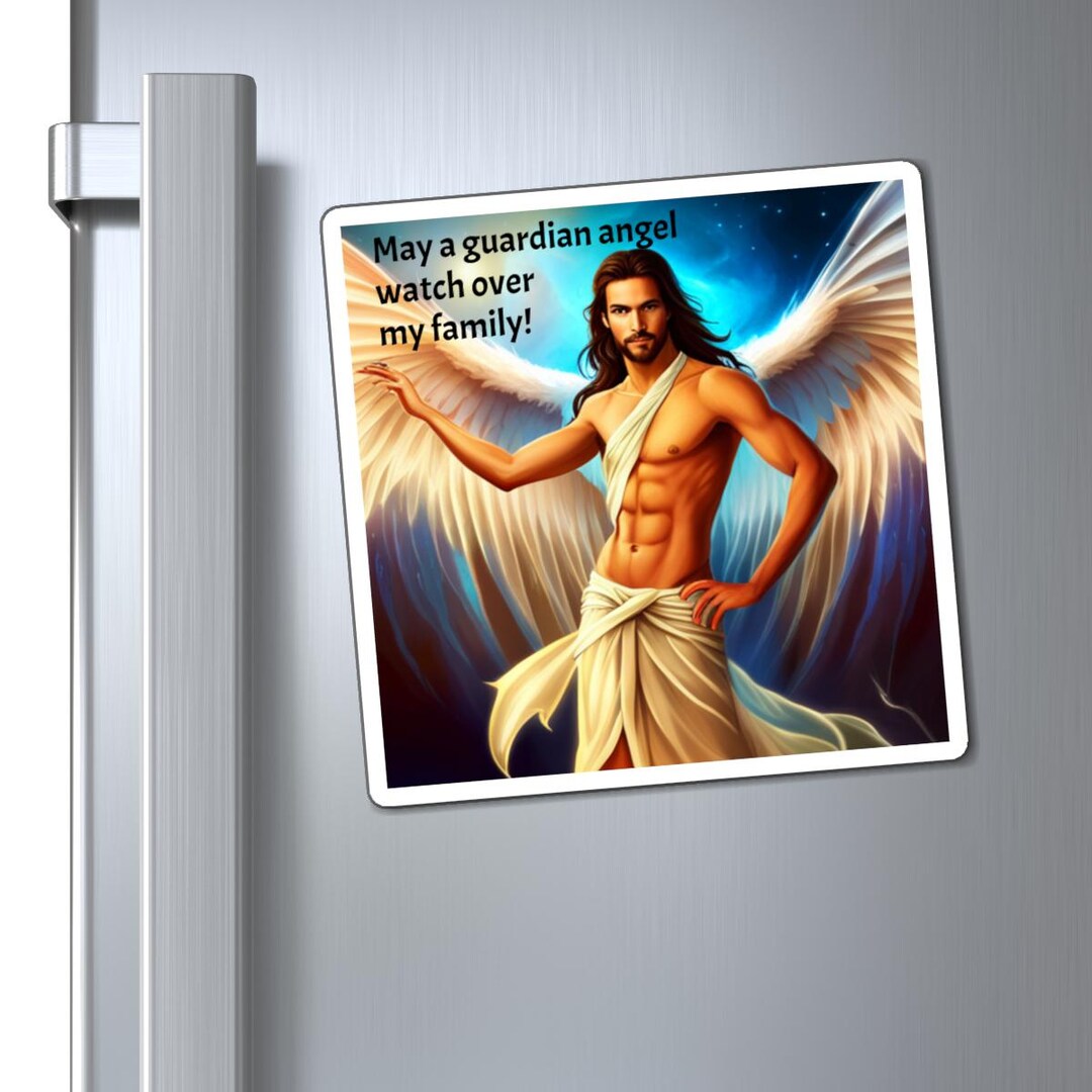 Angel Magnet - Religious Fridge Decor, Spiritual Kitchen Magnet ...