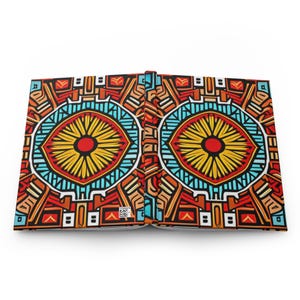 African Design Journal, Tribal Print Notebook, Ethnic Pattern Diary ...