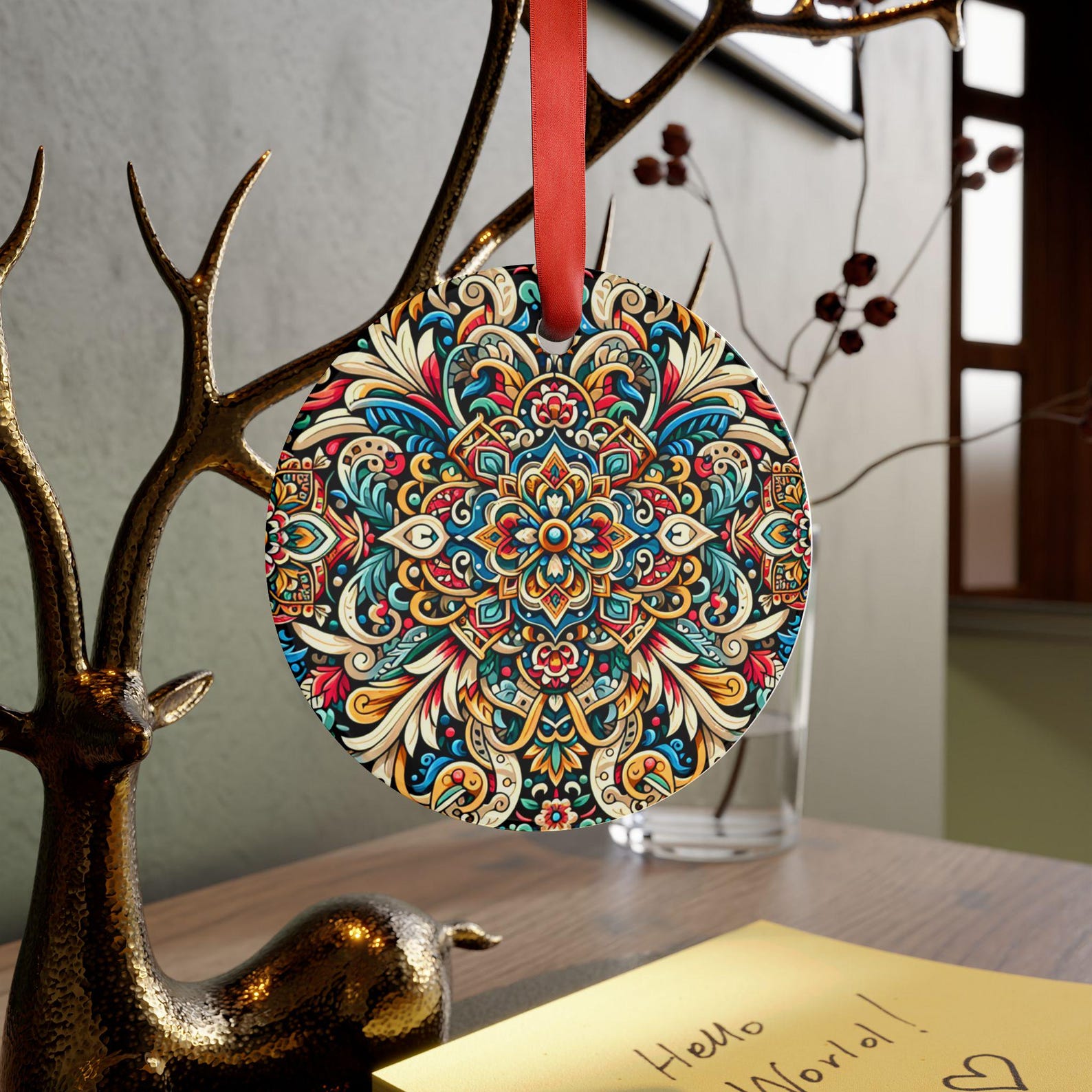 Spanish Acrylic Ornament, Christmas Tree Decoration, Holiday Gift ...