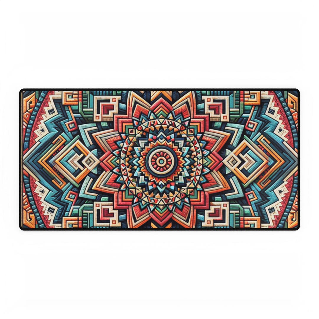 Indigenous Desk Mat - Ethnic Table Pad, Native American Workspace Decor ...