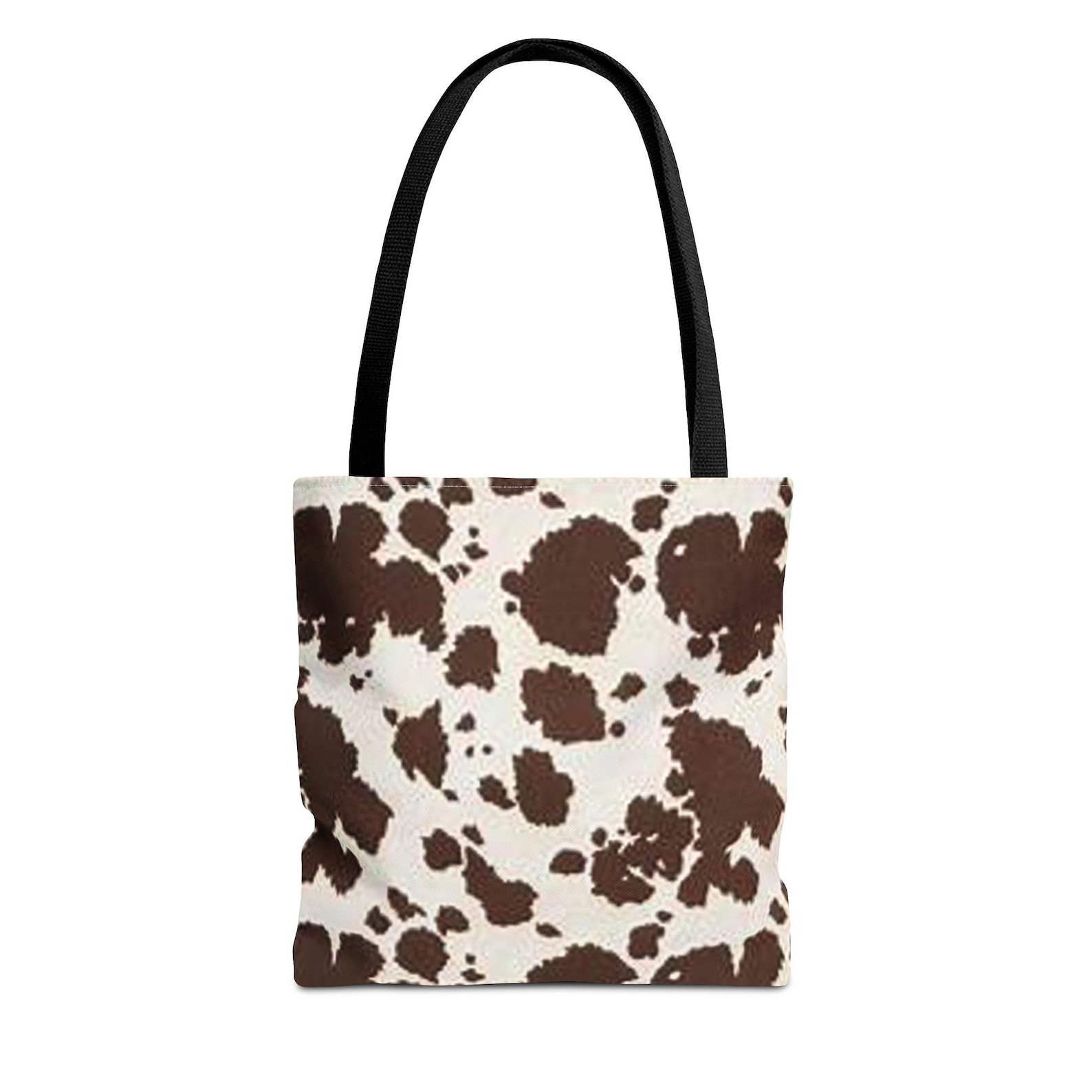 Tote Bag, Cow Print Tote Bag, Cow Spot Bag, Cow Pattern Canvas Bag ...