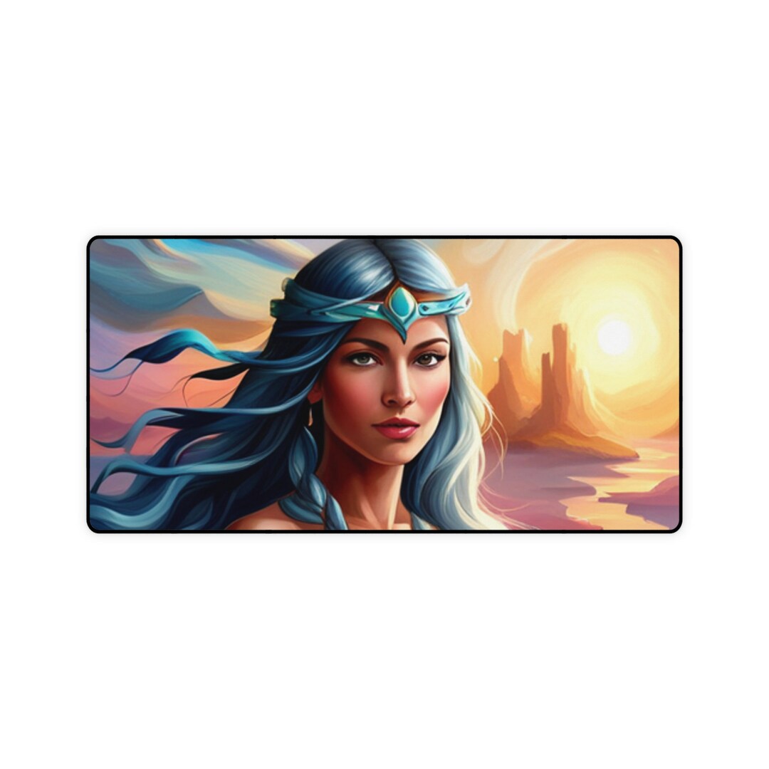 Desk Mats Native American Fantasy Desk Mat Tribal Desk Mats - Etsy