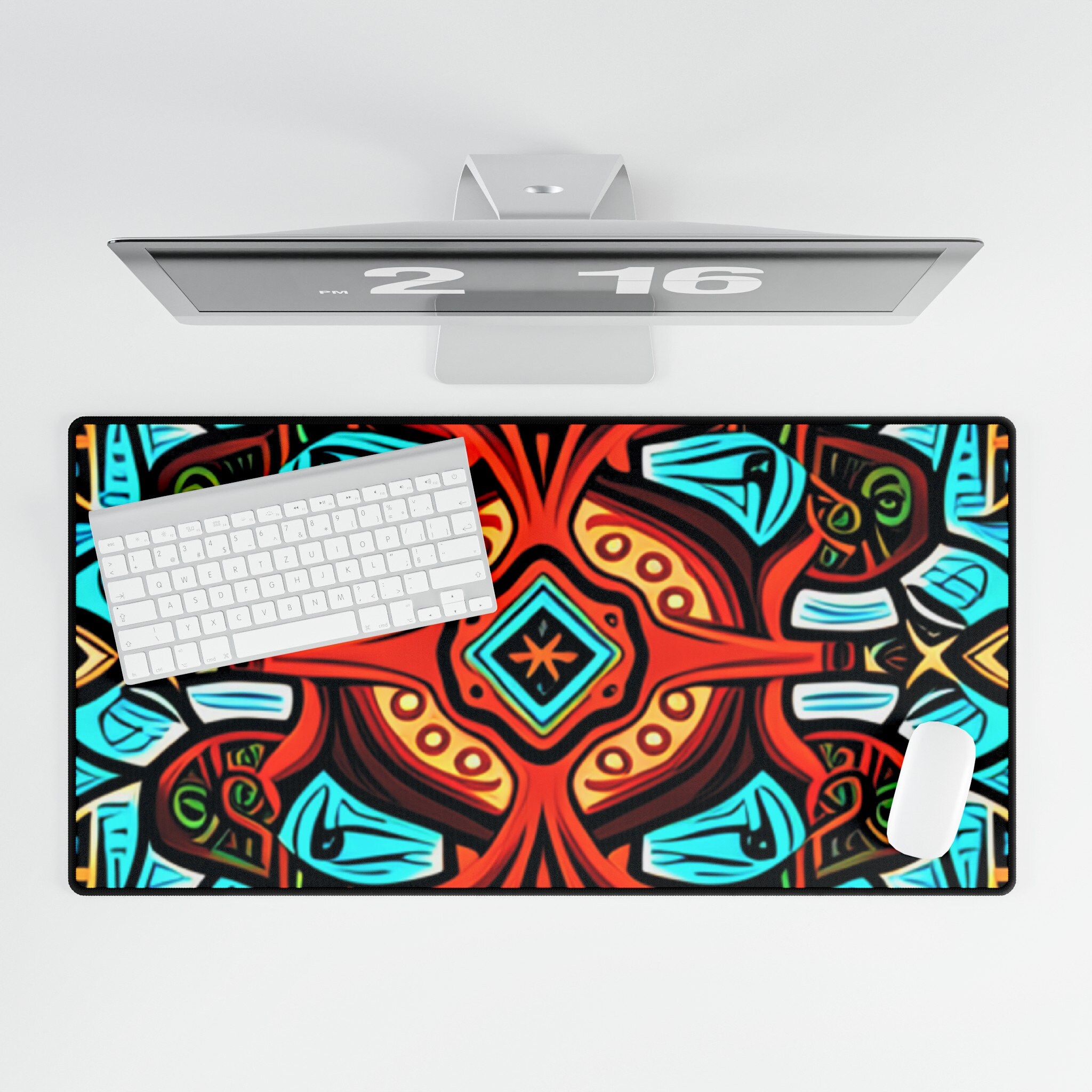 Tribal Desk Mats, African Desk Mats, Indigenous Desk Mats, Native Desk ...