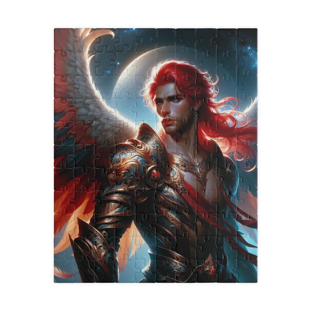 Guardian Angel Jigsaw Puzzle, Archangel Puzzle, Warrior Angel Puzzle ...