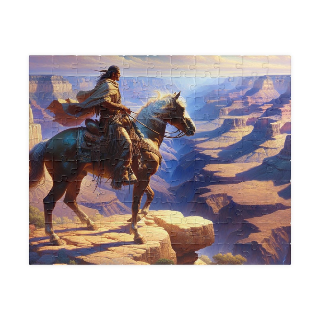 Jigsaw Puzzle, Native American Design, 520-piece, Mind-captivating Game ...