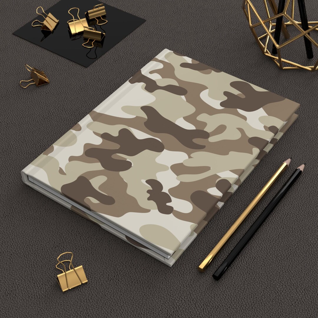 Desert Camo Journal, Sand Camouflage Diary, Military Journal, Veteran's ...
