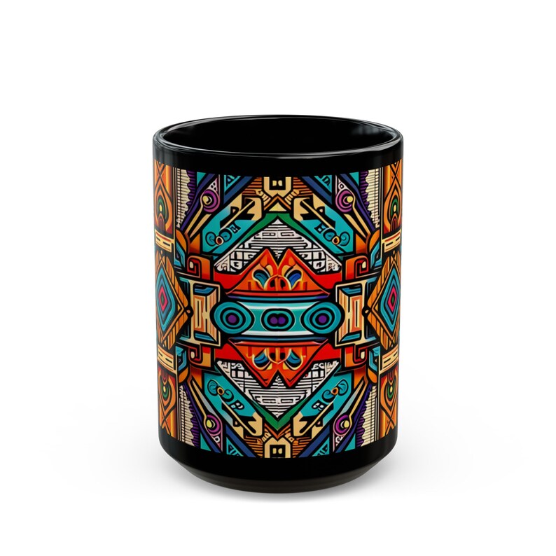 Tribal Mug 11oz, 15oz, African Mug, Indigenous Mug, Native Mug, Indian ...