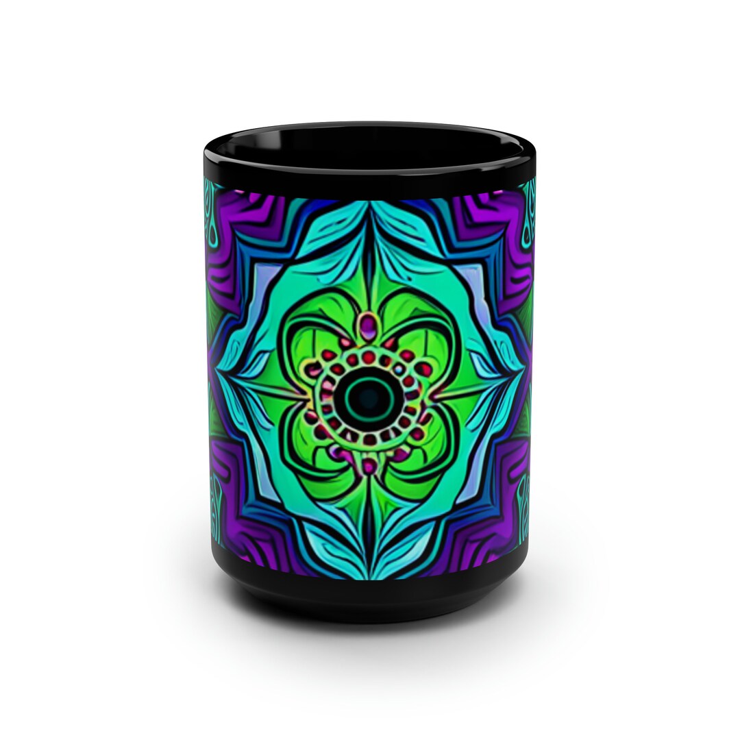 Black Mug, 15oz, Indian Mugs, Tribal Mugs, Native American Mugs ...