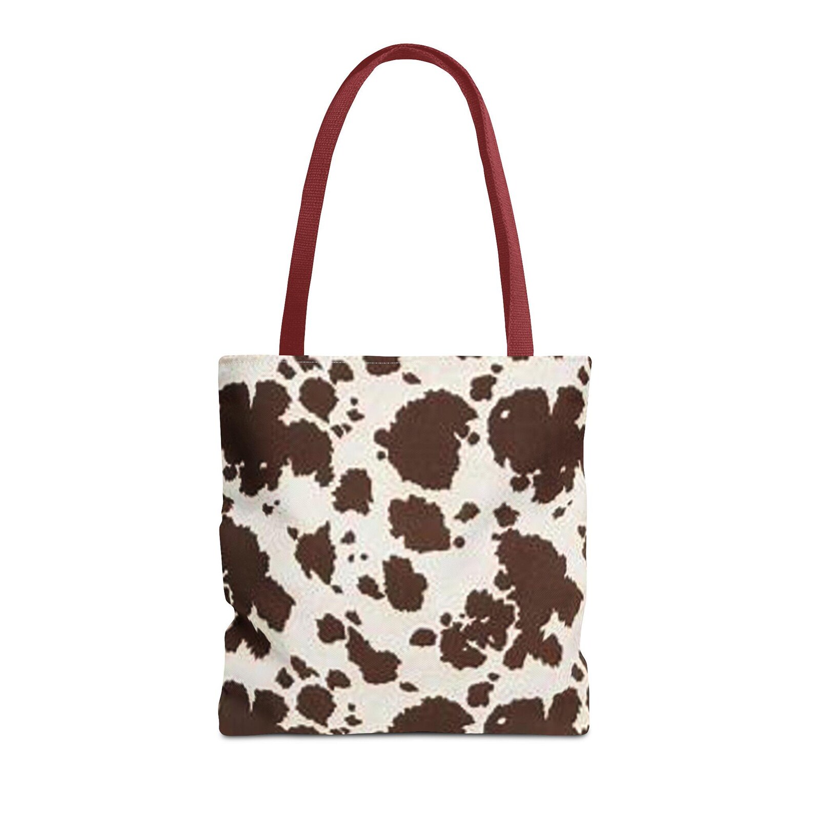 Tote Bag, Cow Print Tote Bag, Cow Spot Bag, Cow Pattern Canvas Bag ...