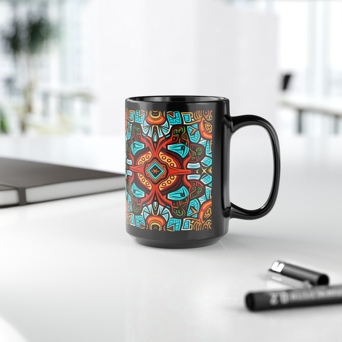Tribal Mug, African Design Mug, Native Mug, Indigenous Mug, Indian Mug ...