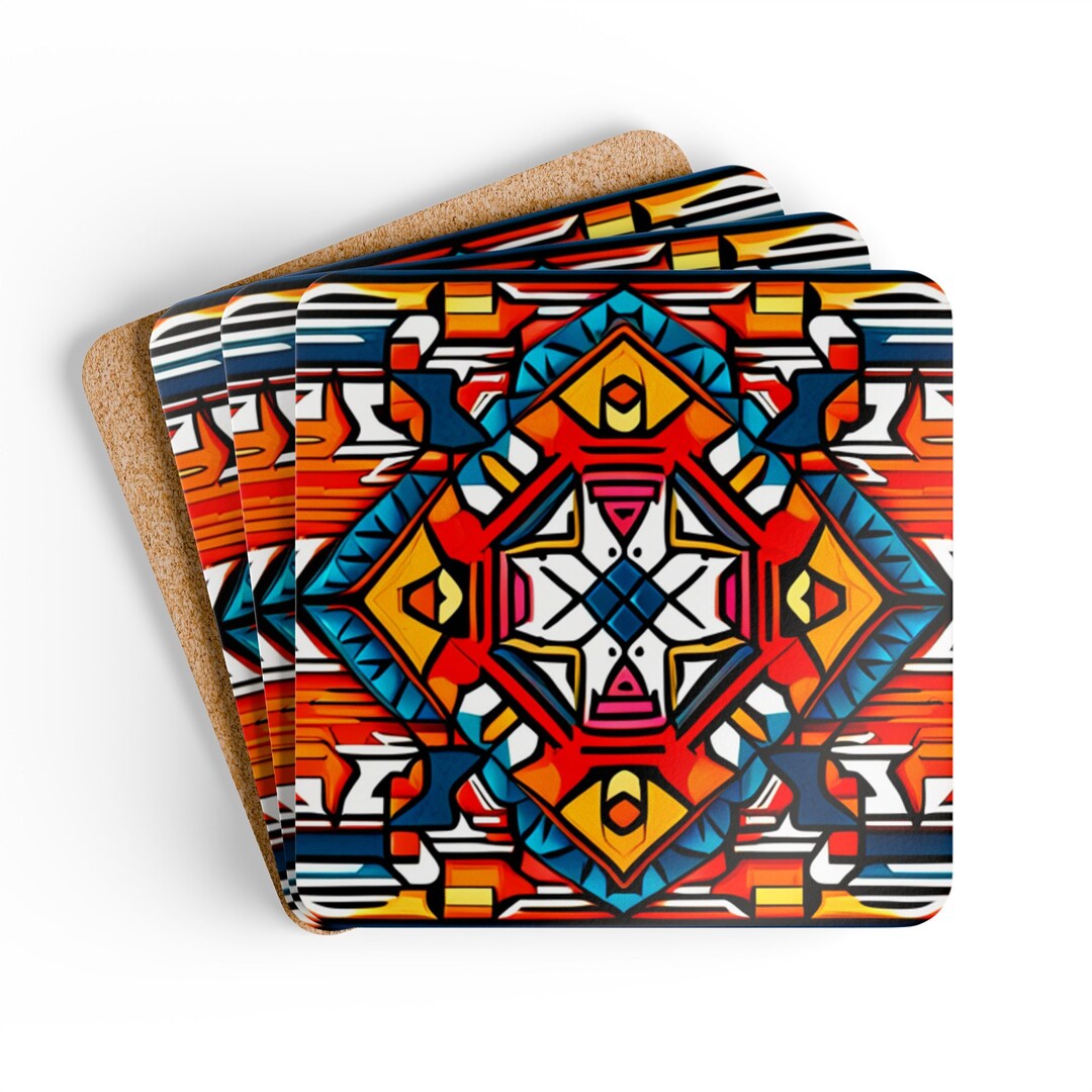 Coaster Set, Tribal Coasters, Native Coasters, Southwest Coasters ...